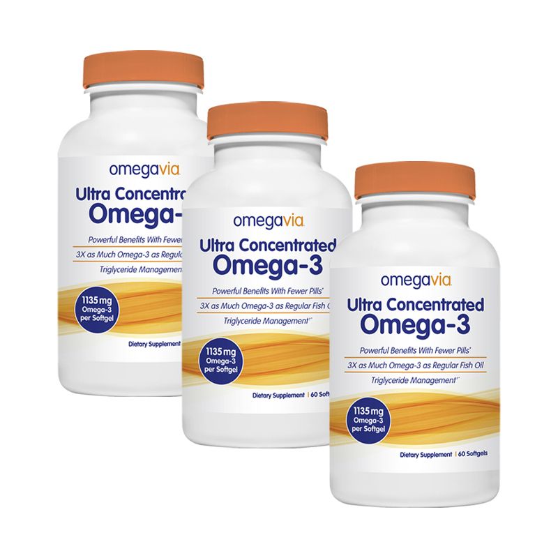 Omegavia & InnovixLabs | Omegavia - 3瓶 極純OMEGA-3魚油丸 | HKTVmall 香港最大網購平台