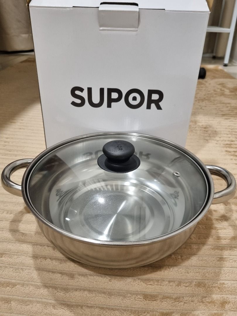 SUPOR | 26cm Stainless Steel Double Handle Pot SSP27 Binaural Pot ...