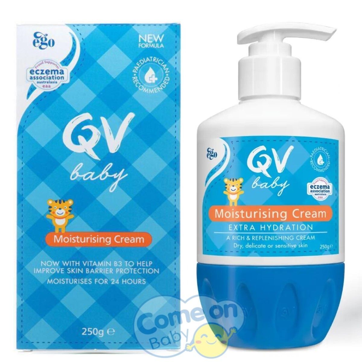 Ego Qv | QV Baby 嬰幼兒保濕乳膚霜 250克 (泵裝) (9314839016943) (到期日:08/2028) | HKTVmall 香港最大網購平台