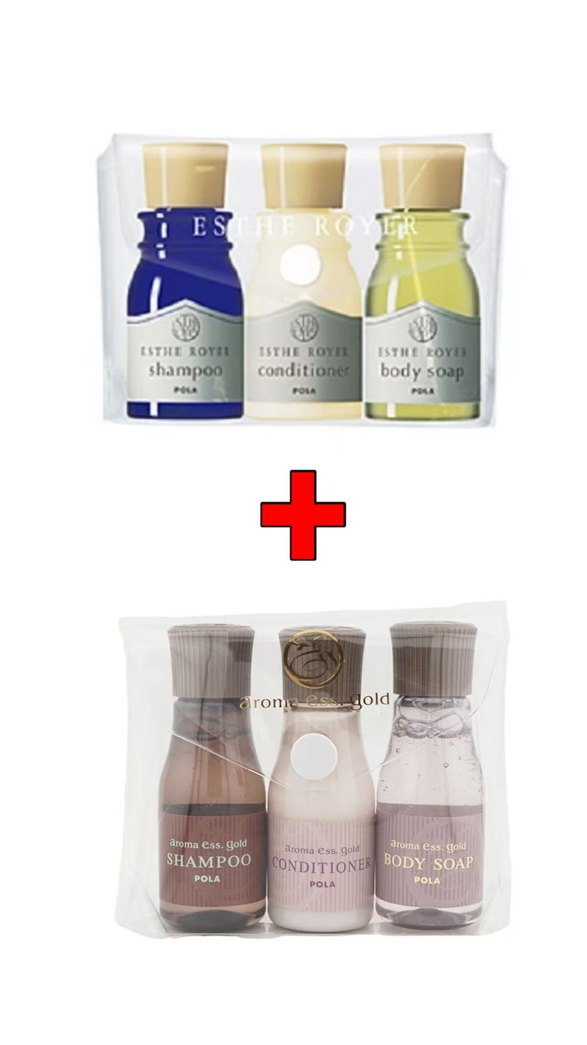 POLA | Pola Esthe Royer 洗護沐浴+Aroma Esse Gold 洗護沐浴 旅行套 （各30毫升 x 3支）-平行進口 ...