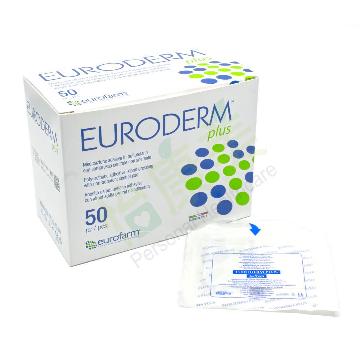 eurofarm | EURODERM® plus 6x9cm 醫療級無菌透明薄膜傷口敷料(意大利製造) | HKTVmall 香港最大網購平台