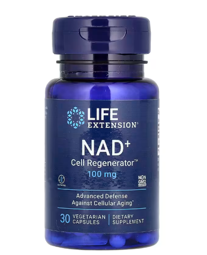 Life Extension | (到期日=7/25)NAD+Cell Regenerator，100 毫克，30 粒素食膠囊抗衰老、令身體 ...