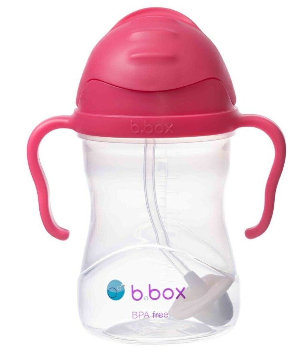 B.Box | 升級版防漏學習水杯 6M+ 240ml - Raspberry 紅莓色 (平行進口) | HKTVmall 香港最大網購平台