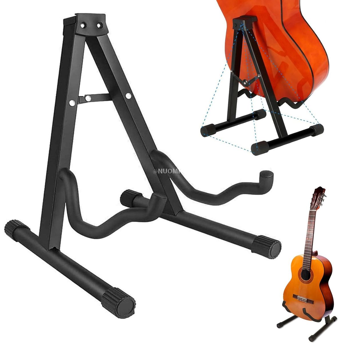 Others | Foldable Guitar Stand, Universal Guitar Base with Padded Arms ...