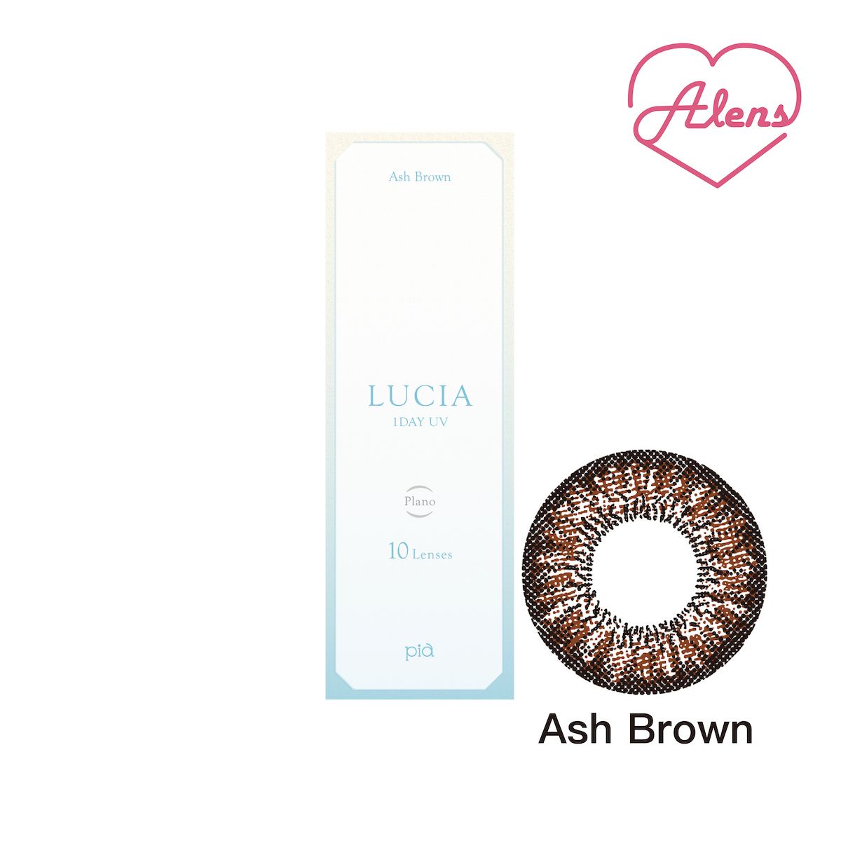 pia | PIA Lucia Ash Brown 日拋 10片, 度數:0.00 | 度數 : 0.00 | HKTVmall 香港最大網購平台