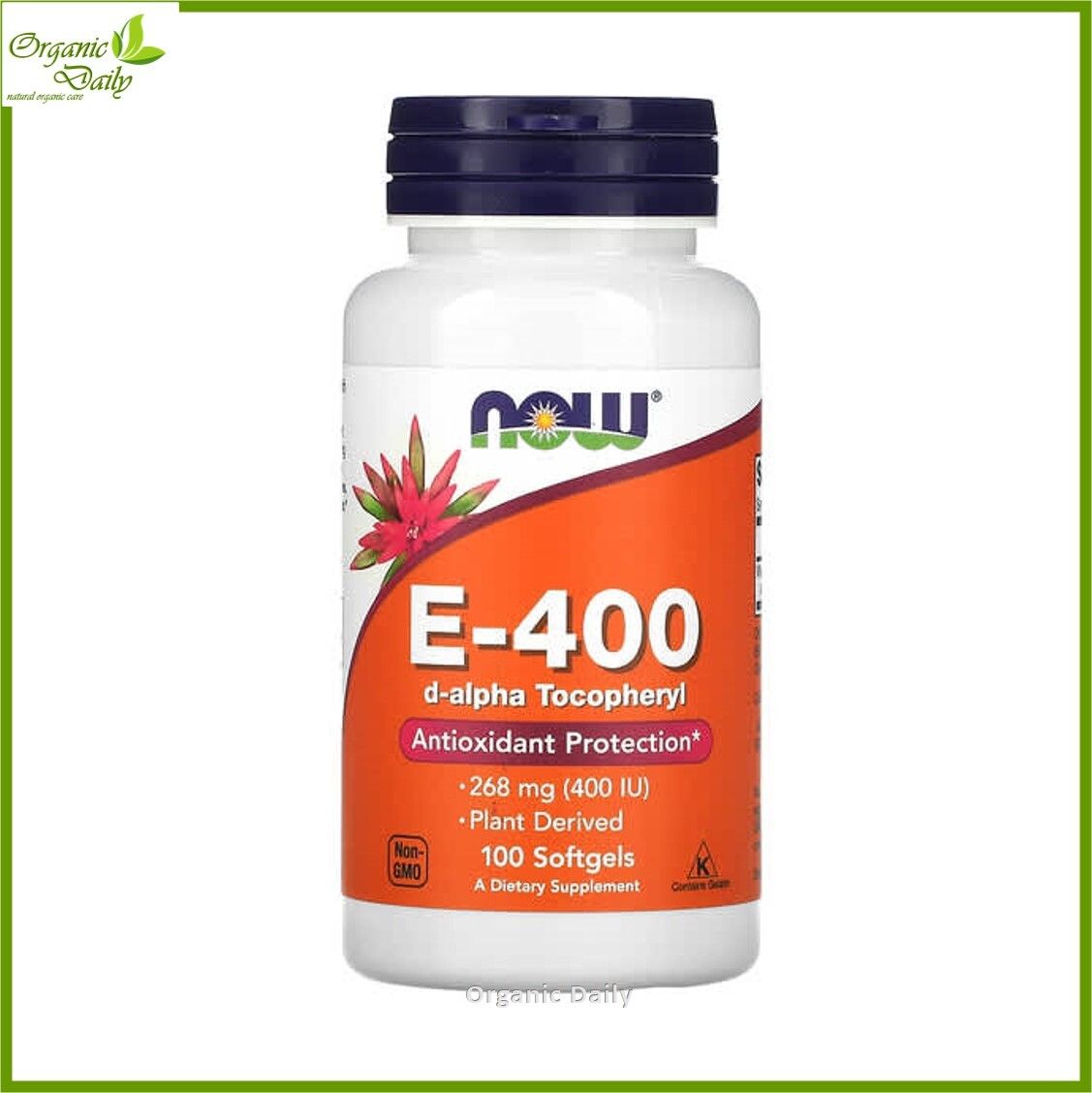 NOW Foods | E-400 268 毫克（400 國際單位）100 粒軟凝膠 [原裝平行進口] 此日期前最佳:2028年05月31日 | HKTVmall 香港最大網購平台