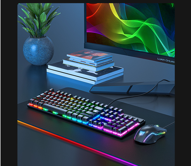 #N/A | ONIKUMA G27真械鍵盤電競RGB炫彩辦公遊戲電腦有線鍵盤（黑色）#Q901024496 | HKTVmall The ...