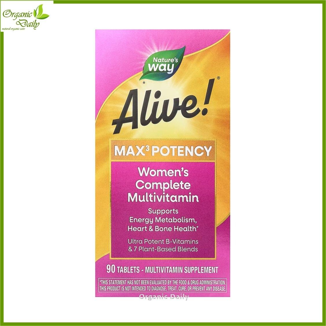 Nature's Way | [SALES]Alive! Max3 Potency Women's Complete Multivitamin ...