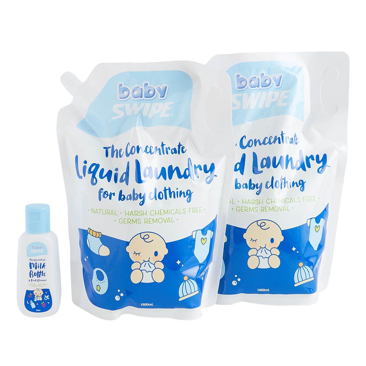 SWIPE | 嬰兒衣物濃縮洗劑 1.8L X 2 套裝 | HKTVmall 香港最大網購平台