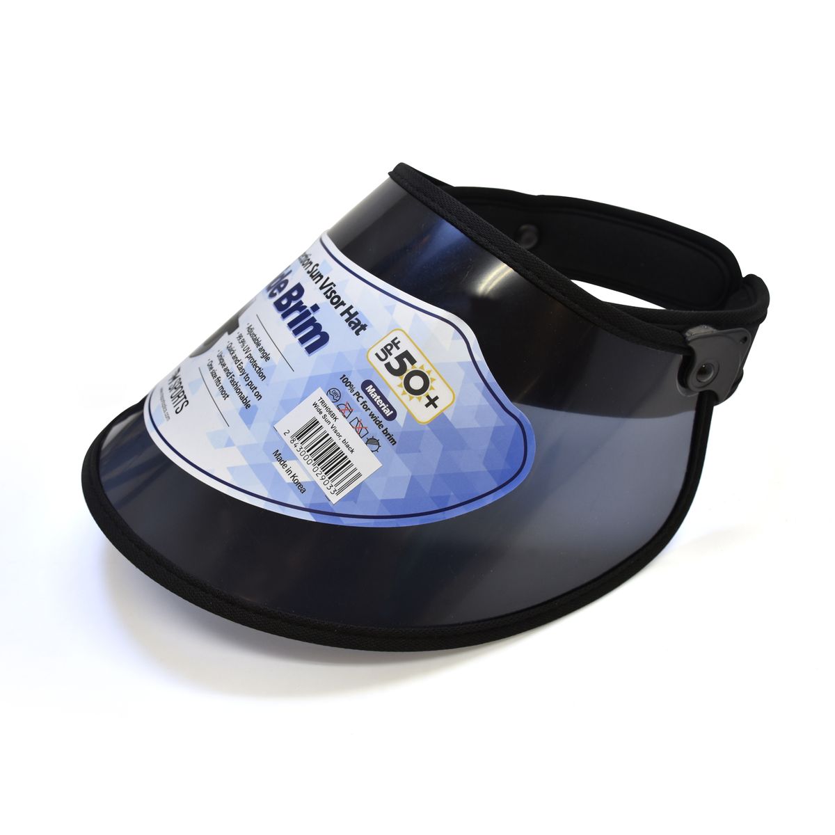 Others | M Sports 韓國製抗UV防曬帽 Wide Sun Visor Black | 顏色 : 深黑色 | HKTVmall 香港最大網購平台