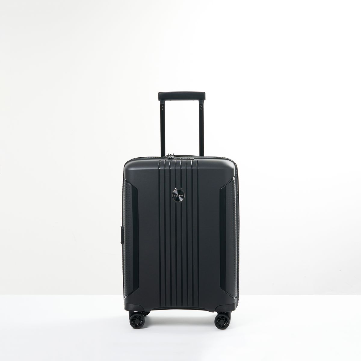 VERAGE | 22019-28/24/20 黑色 防爆拉鏈可擴大8輪行李箱 | 顏色 : 深黑色 | 尺碼 : 20” | HKTVmall 香港最大網購平台