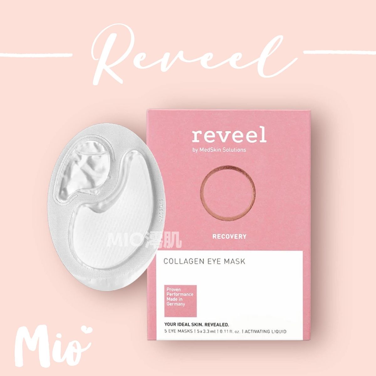 reveel | 膠原蛋⽩新肌眼膜 Collagen Eye Mask 5對｜Reveel｜香港行貨 | HKTVmall 香港最大網購平台