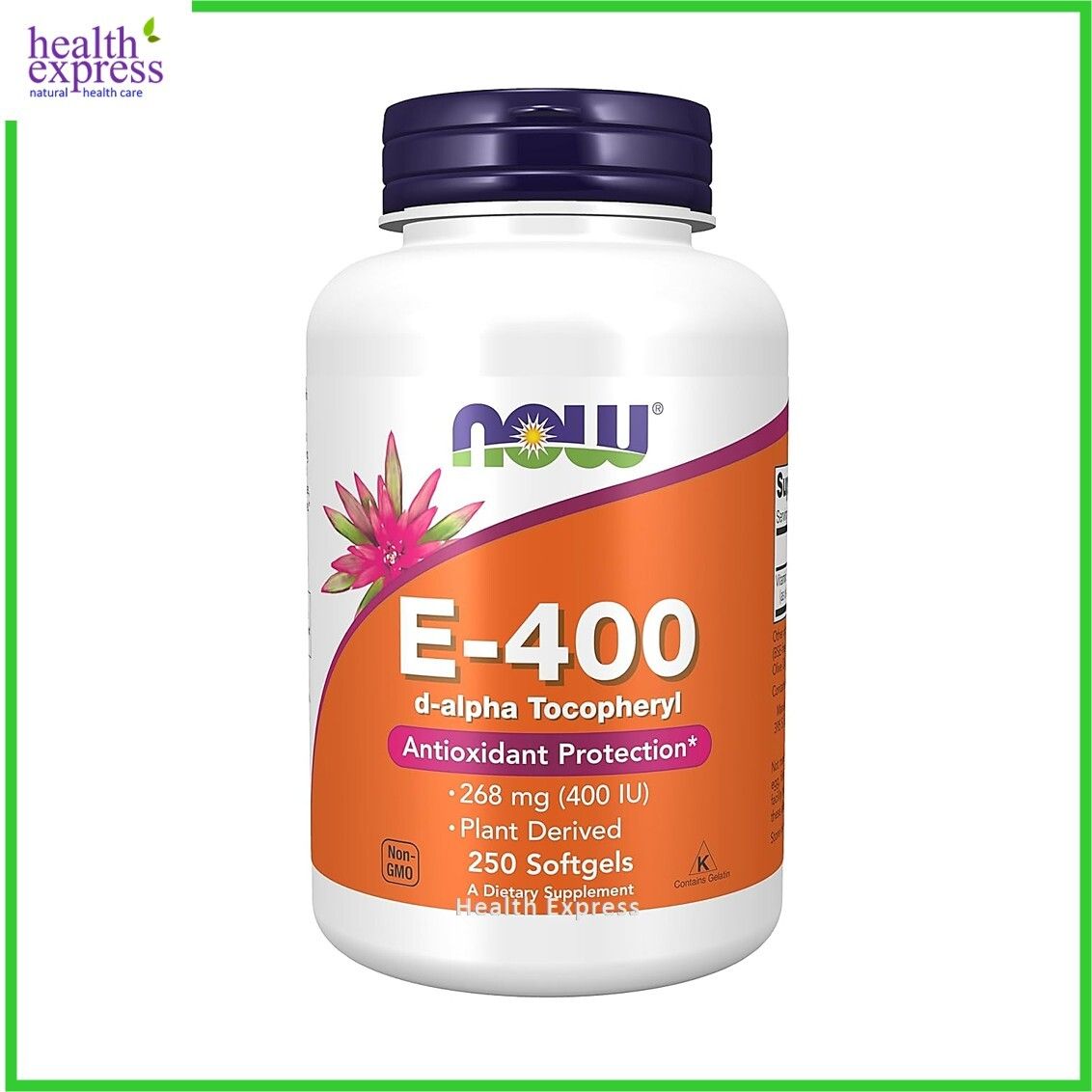 NOW Foods | E-400 268 毫克（400 國際單位）250 粒軟膠囊 [香港行貨] 此日期前最佳:2029年08月31日 ...
