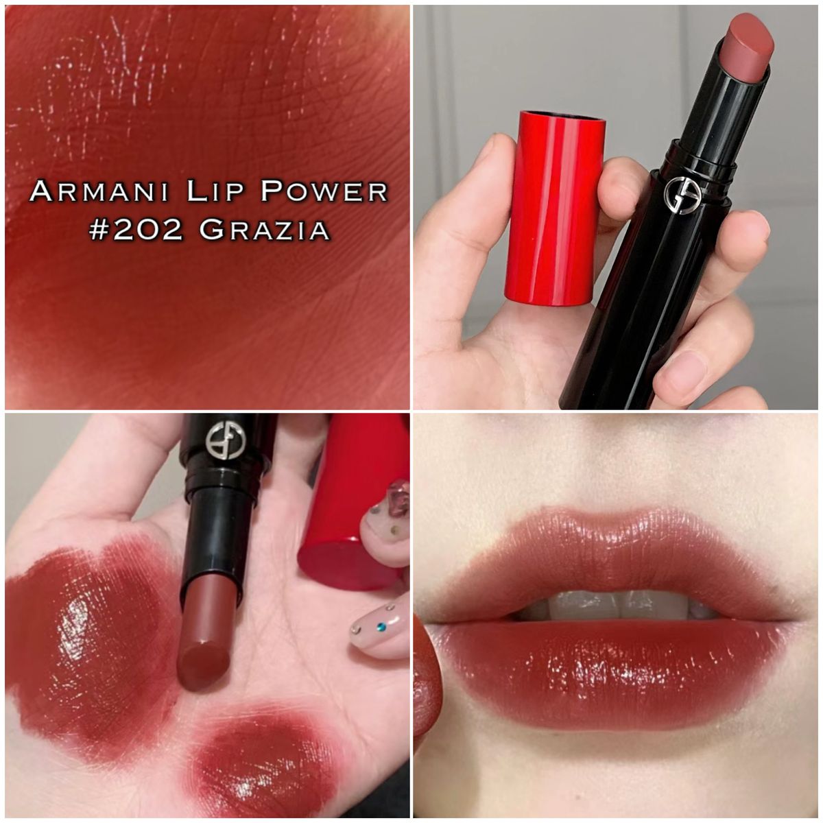 GIORGIO ARMANI | GIORGIO ARMANI Lip Power lipstick 3.1g #202 GRAZIA ...