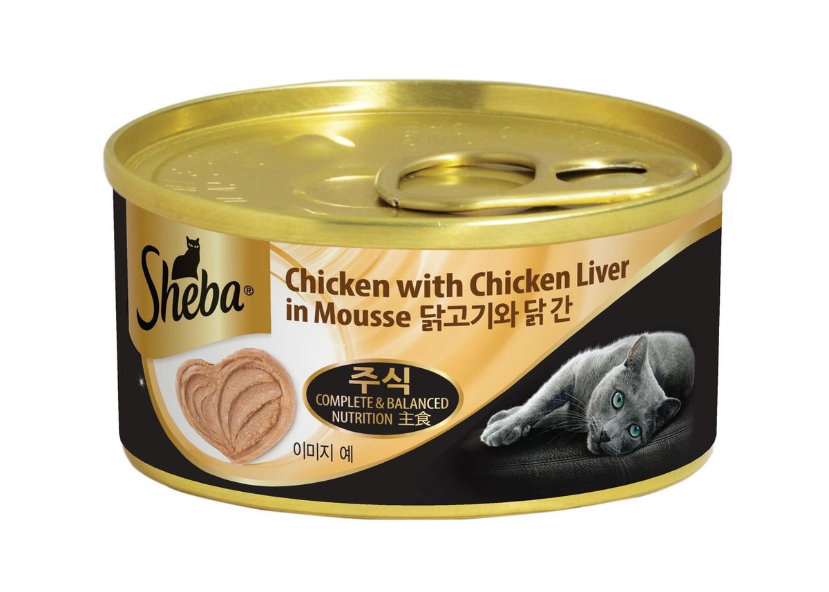 Sheba | Sheba Chicken Whit Chicken Liver in Mousse (70g) Cat Can 706347 ...