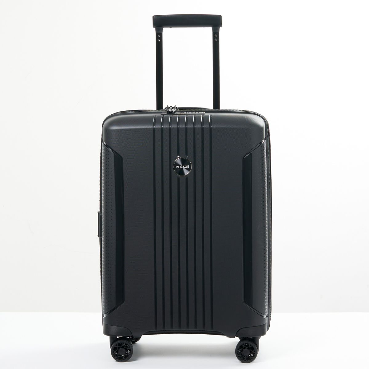 VERAGE | 22019-28/24/20 黑色 防爆拉鏈可擴大8輪行李箱 | 顏色 : 深黑色 | 尺碼 : 20” | HKTVmall 香港最大網購平台