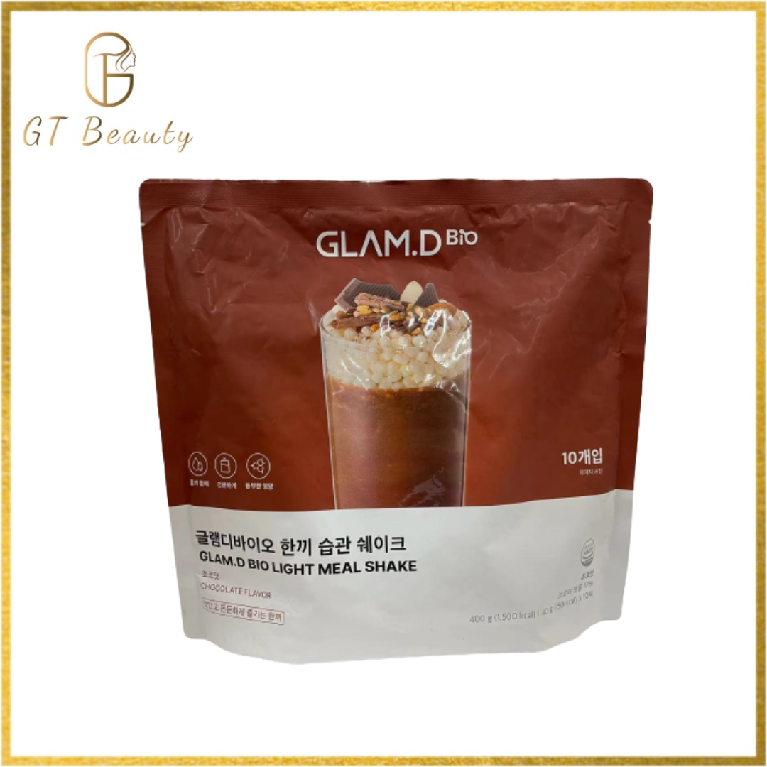 GLAM.D | 魅力代餐奶昔 (1袋10包) 朱古力味 40G 平行進口 瘦身 | HKTVmall 香港最大網購平台