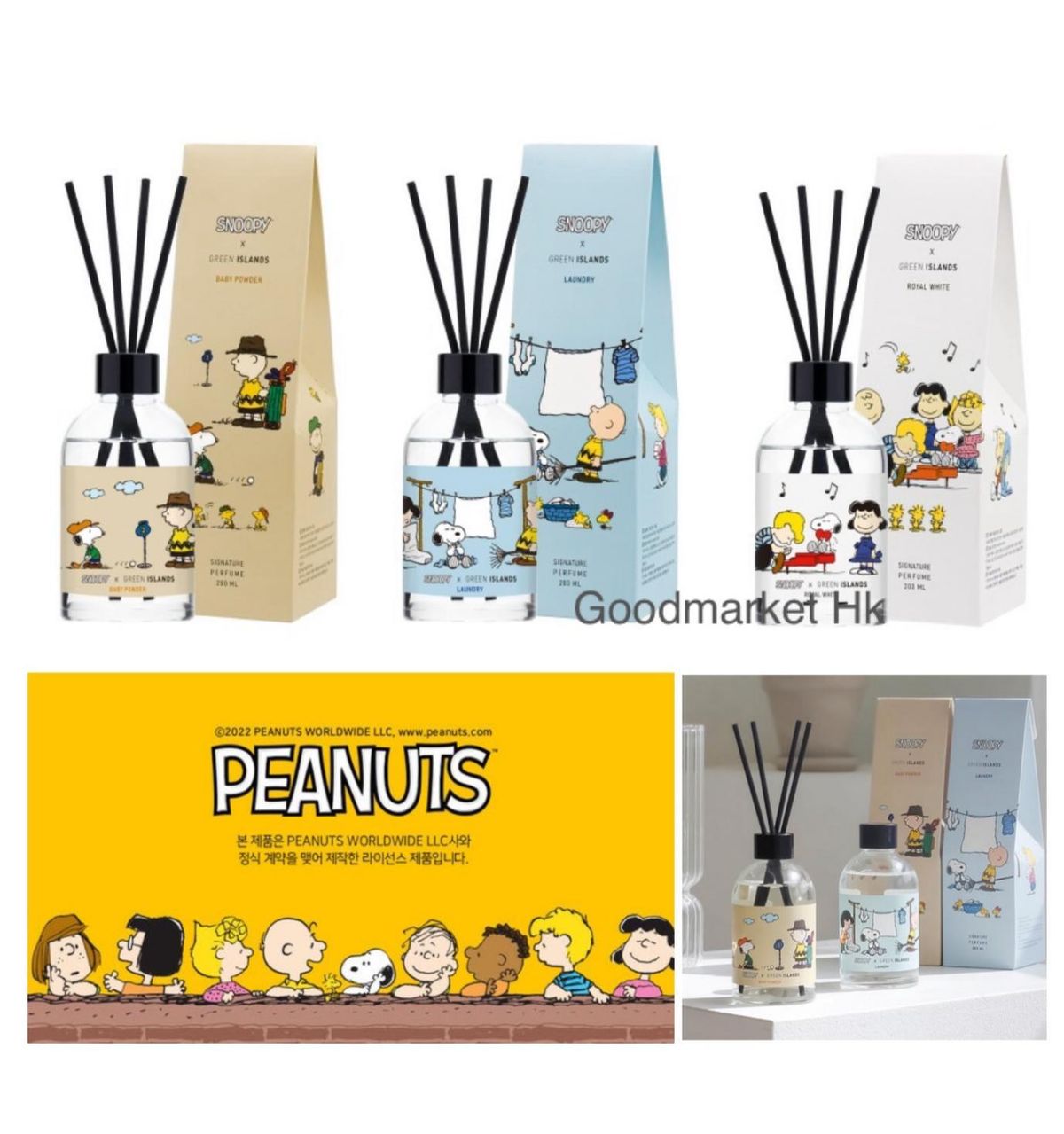 Korea 韓國 | Snoopy co-branded essential oil diffuser (baby power/Laundry ...