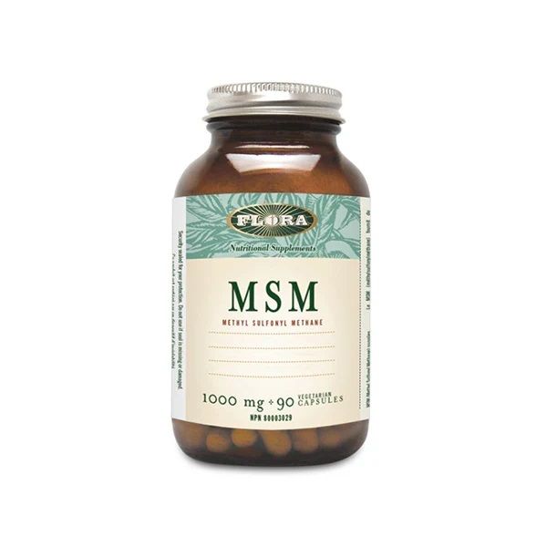 Flora | MSM capsules 1000mg 90's | Helps Relieve Joint and Muscle Pain ...