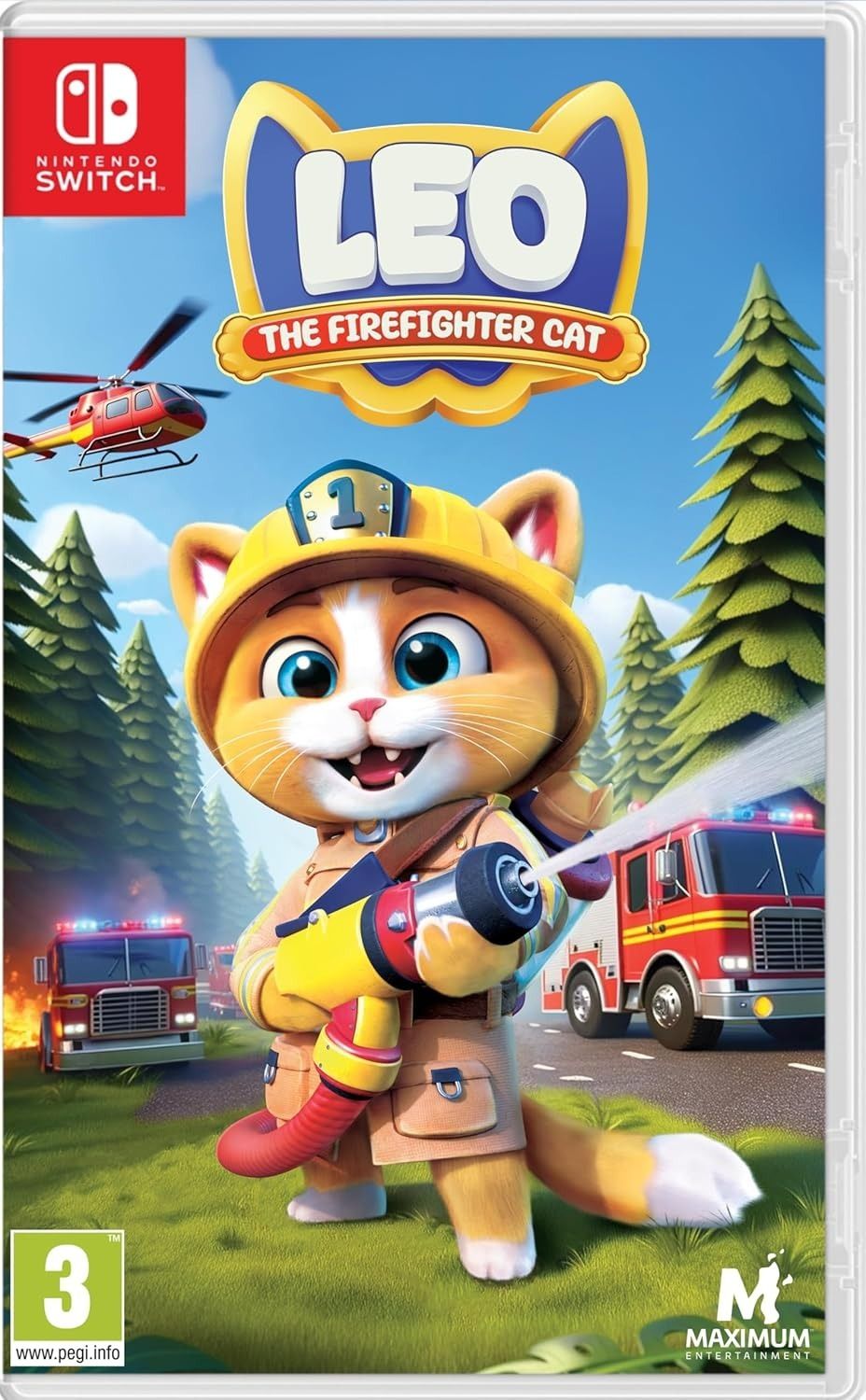 任天堂 | Switch Leo the Firefighter Cat | Leo the Fire Fighter Cat 救火貓 (英文 ...