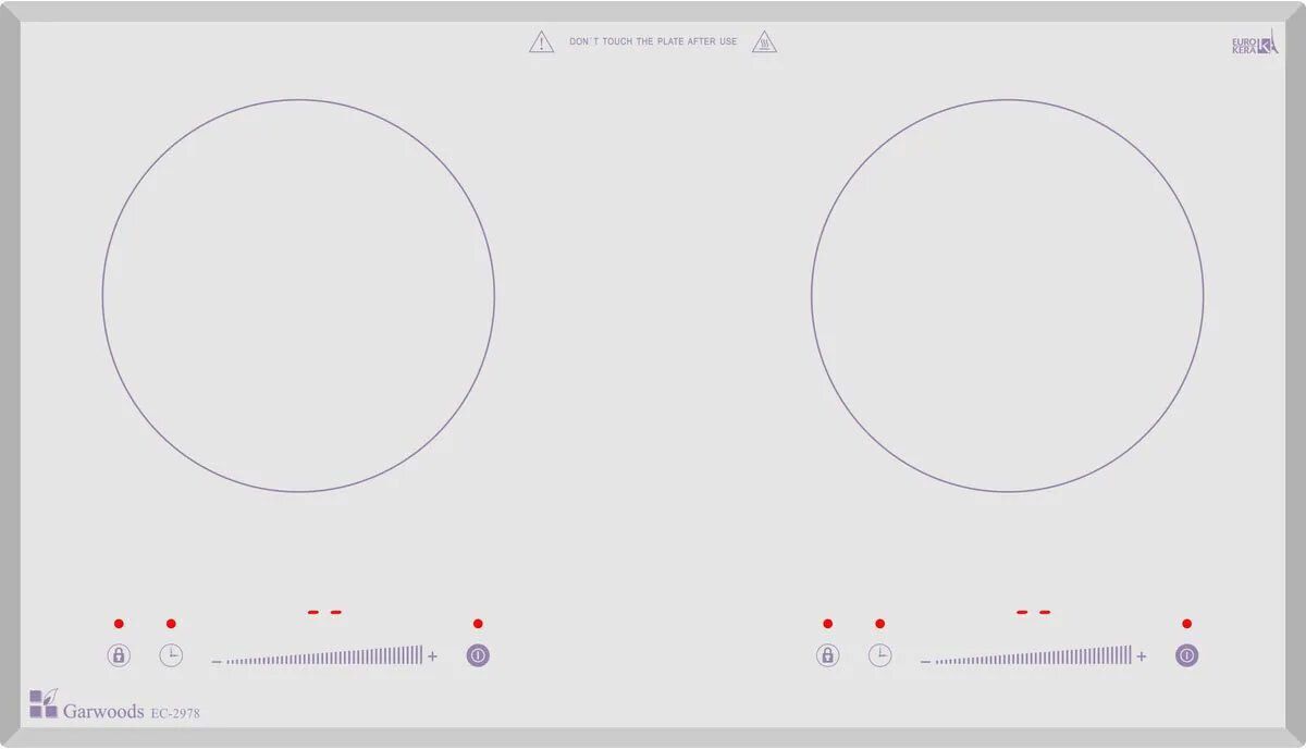 Garwoods | EC-2978-LP 70cm Built-in Dual Zone Induction Cooker (Kera ...