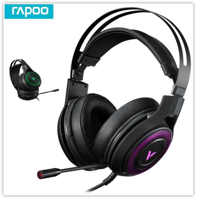 Rapoo | RAPOO - [VH520C] 電競級RGB燈效耳機麥克風遊戲耳機 | HKTVmall 香港最大網購平台