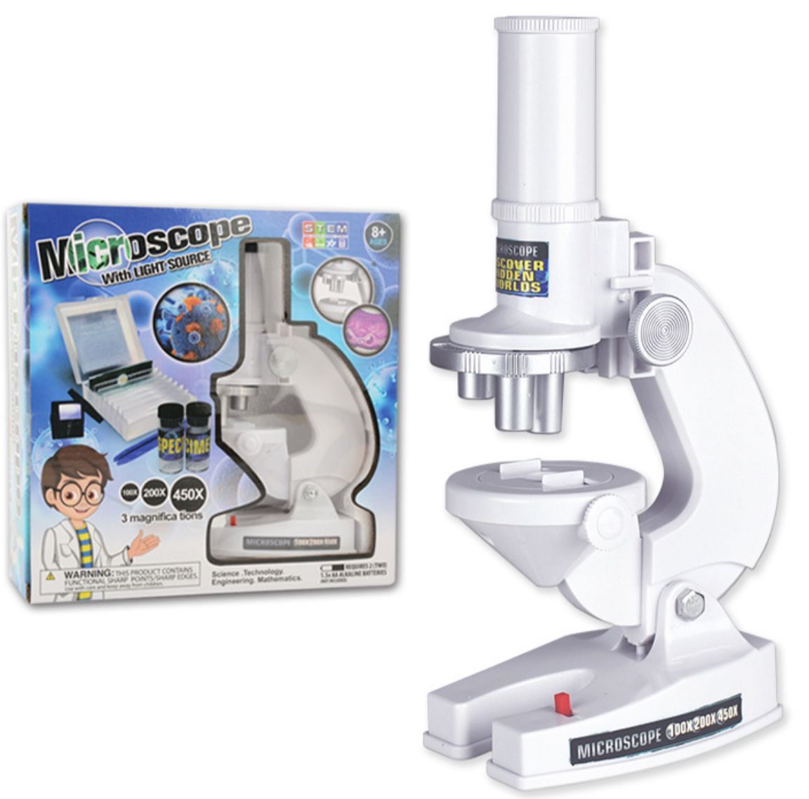 Others | Toy Microscope Children Science Toy for Role Play (Box Set ...