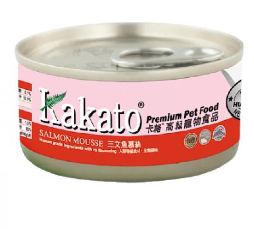 KAKATO | KAKATO 貓罐頭 貓狗罐頭 三文魚慕絲 Salmon Mousse 70g (貓狗共用) #KAKATO 貓罐 #貓糧 (濕) (702) | HKTVmall The ...