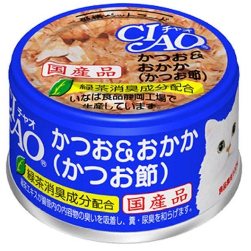CIAO | CIAO 貓罐頭 日本貓罐頭 雞肉及鰹魚 85g (深藍) (A-10) #貓罐 | HKTVmall The Largest HK Shopping Platform