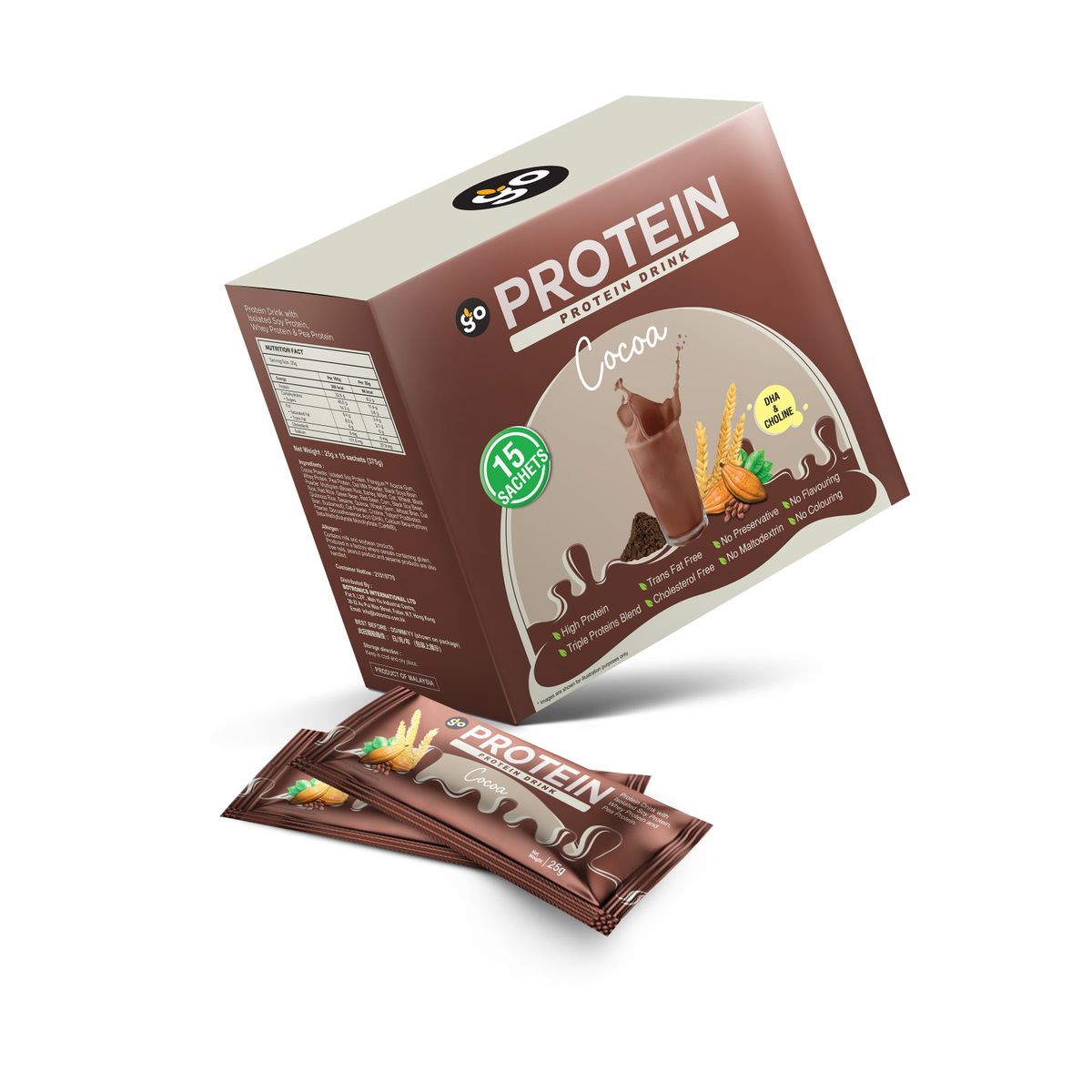 go PROTEIN | 朱古力味蛋白飲 | HKTVmall 香港最大網購平台