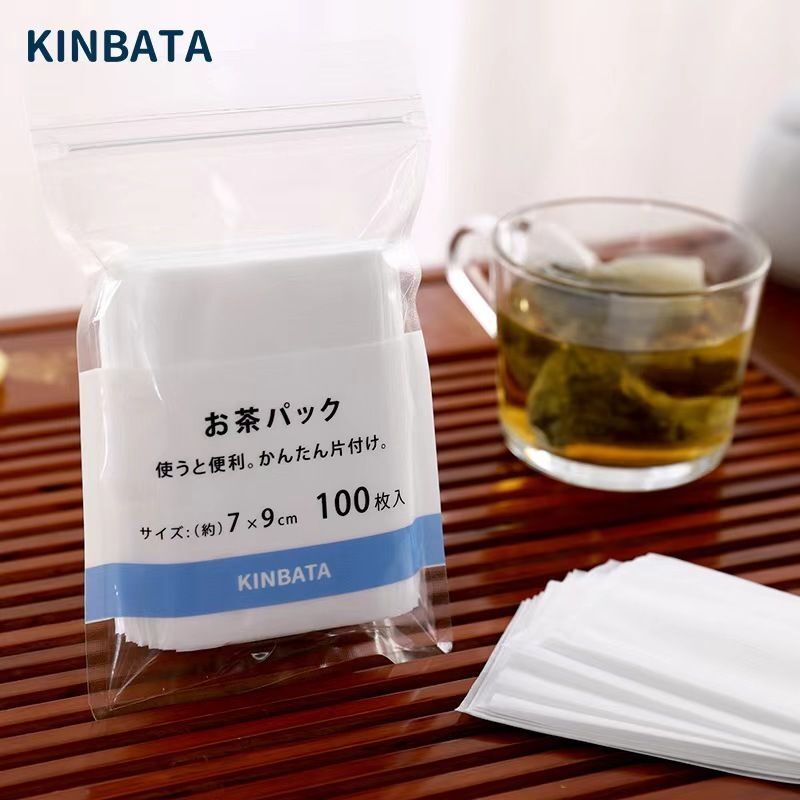 KINBATA | U78 日本暢銷 - (100枚入/包)日本品牌 kinbata 即棄式 反折款一次性泡茶濾茶葉袋 | 款式 : 1 | HKTVmall 香港最大網購平台