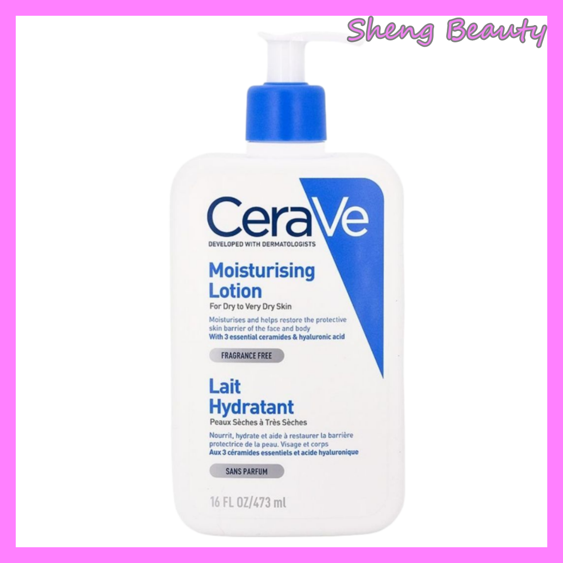 CeraVe | 長效保濕修復乳473ml [平行進口] (3337875597395) 到期日2027 | HKTVmall 香港最大網購平台