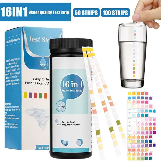 日本暢銷 | [50 pack] 16-in-1 water quality test paper, water quality test ...