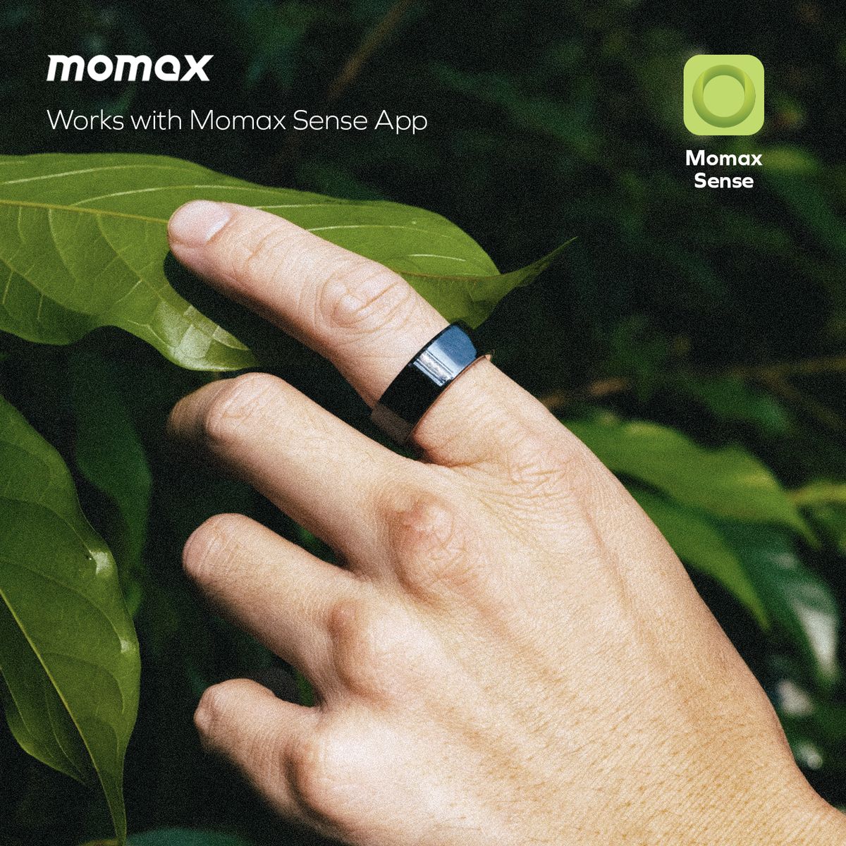 MOMAX | 1-Sense Active 智能戒指 (黑色)(#7 -55mm) - SG1S1D | 尺碼 : 7 | HKTVmall ...