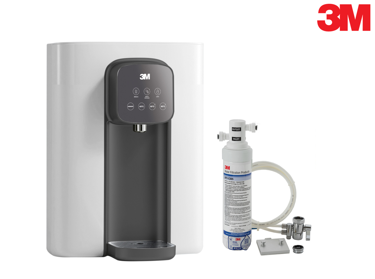 3M™ | WHS200即熱飲水機-冷灰色連 AP2-305直飲式濾水系統 | 顏色 : 深灰色/淺灰色 | 安裝服務 : 包括 ...