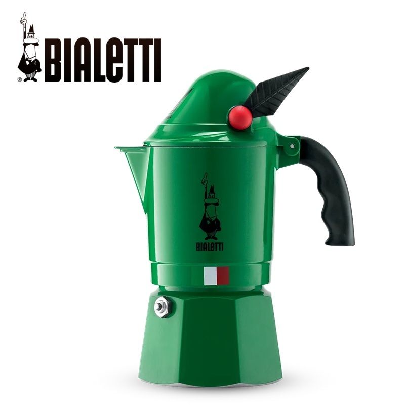 BIALETTI | 3 Cups Aluminum Moka Pot, Moka Express Rainbow - Alpina ...