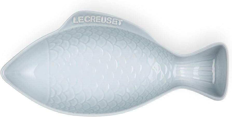 LE CREUSET | Le Creuset Deep Dish Fish Dish, Medium, Silver Blue ...