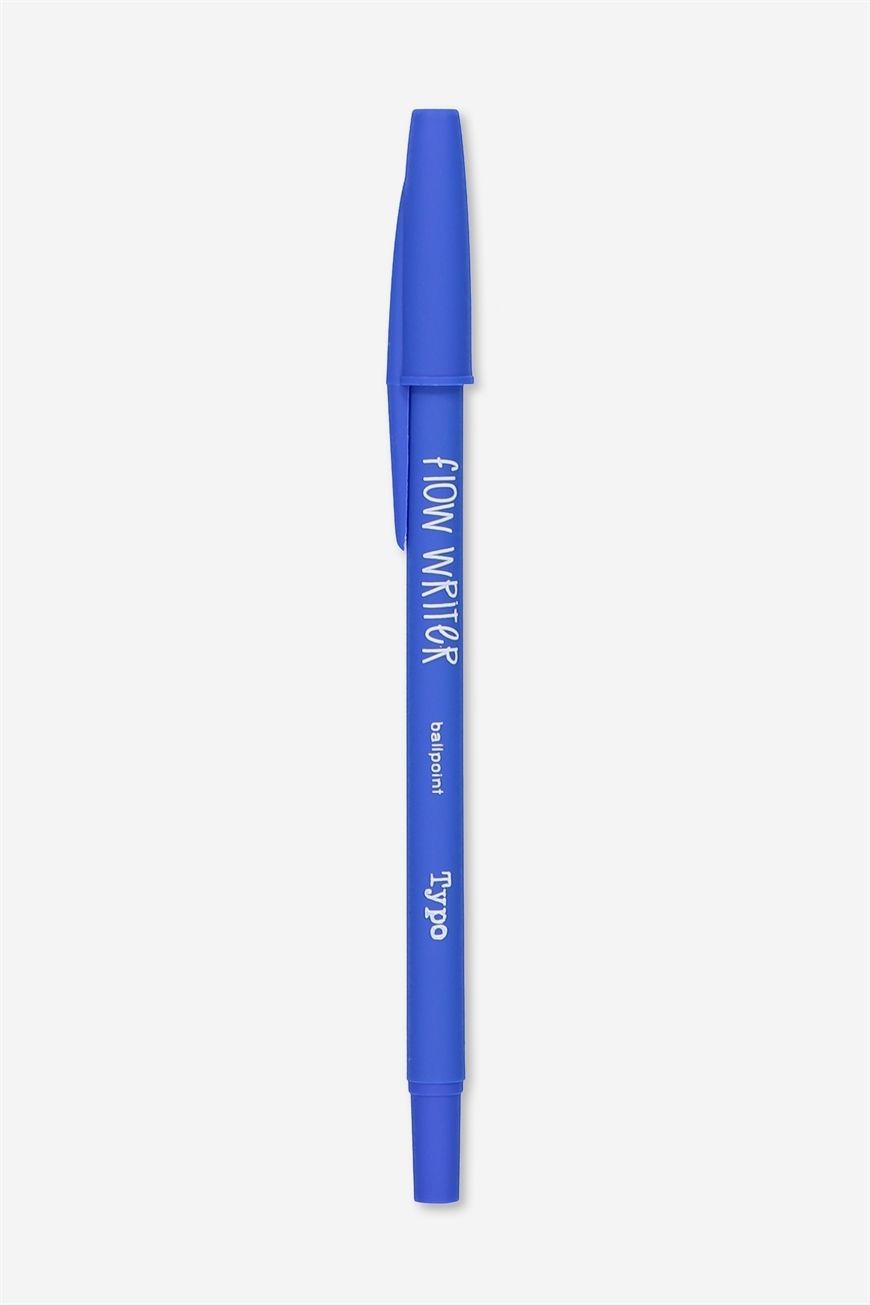 COTTON ON | Typo - Flow Writer Ballpoint Pen - Blue | HKTVmall 香港最大網購平台