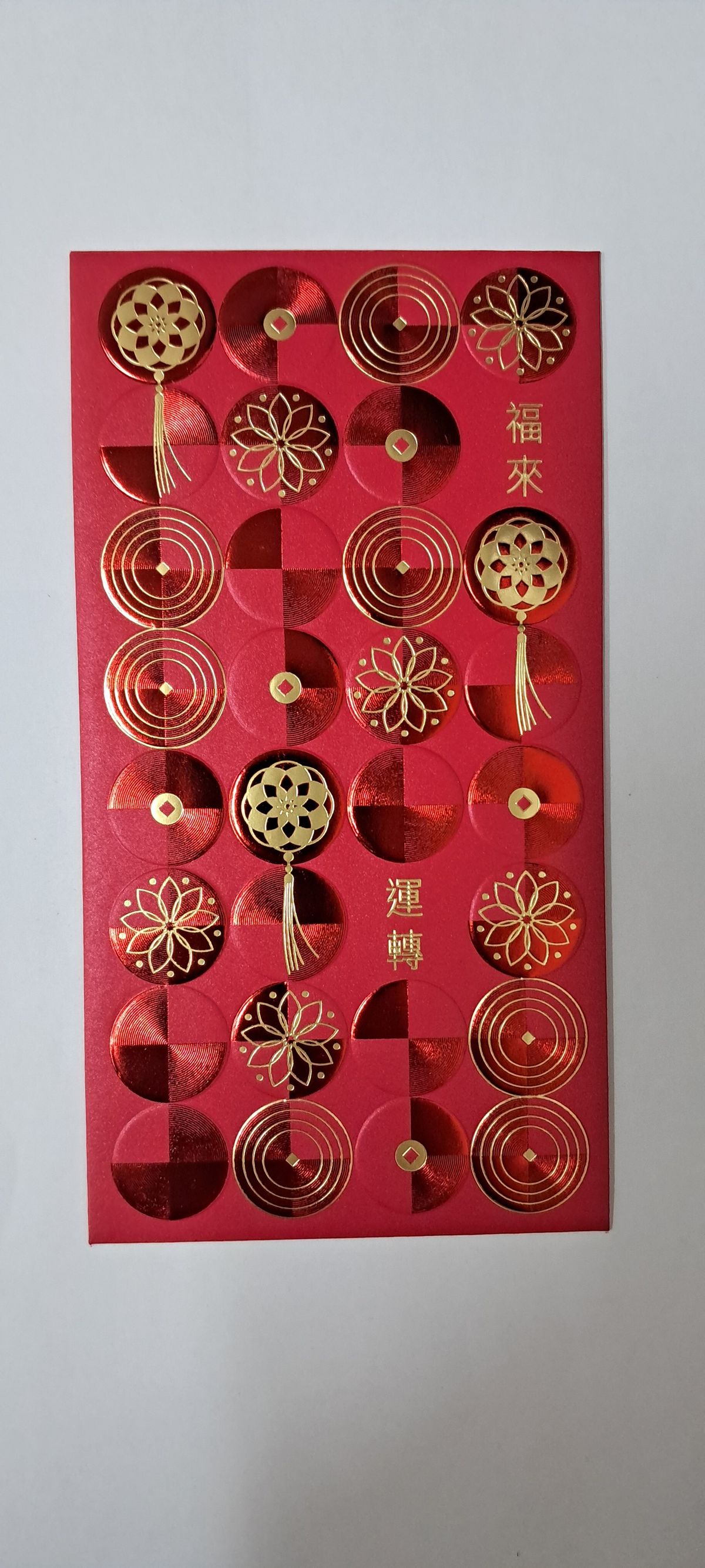 OTHER | Chinese New Year Red Pocket with 福來運轉 characters 50pcs Box Set ...